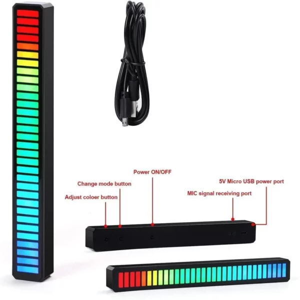 Rhythm control rgb light